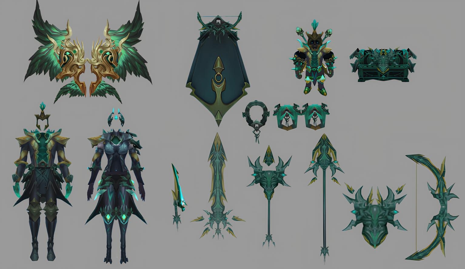 Mega KIT RUINED + RENDER PREMIUM - Mu Server Files